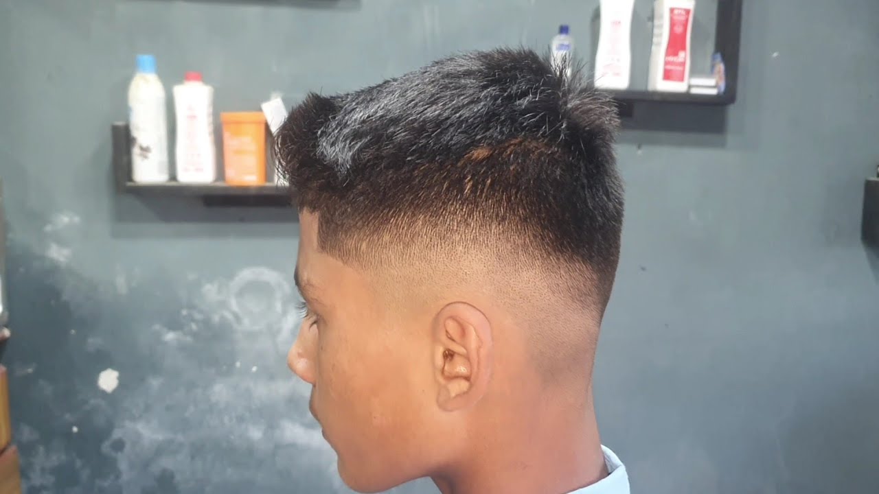 SIMPLE HAIRCUT TUTORIAL / MID FADE / FOR BEGINNERS / EASY MID FADE ...