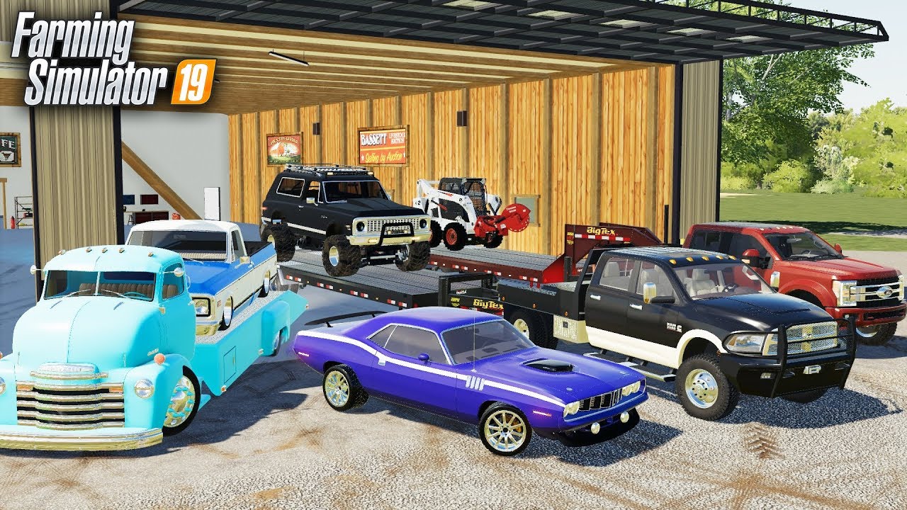 FS19- MOVING MUSCLE CARS & TRUCKS OVER TO OUR NEW DEALERSHIP! CHEVY ...