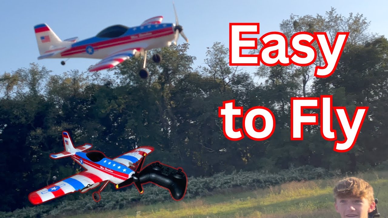 Easy to fly RC airplane, very very fun - YouTube