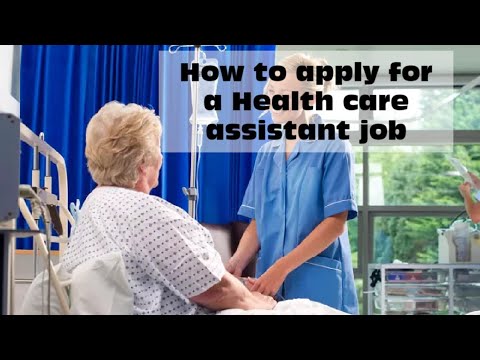 How to apply for #Health care assistant job in #NHS - YouTube