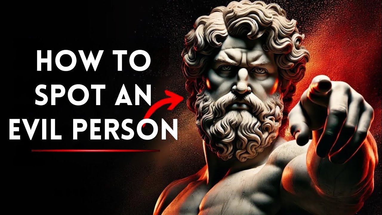 5 Signs You're Dealing With An Evil Person | Stoicism - YouTube