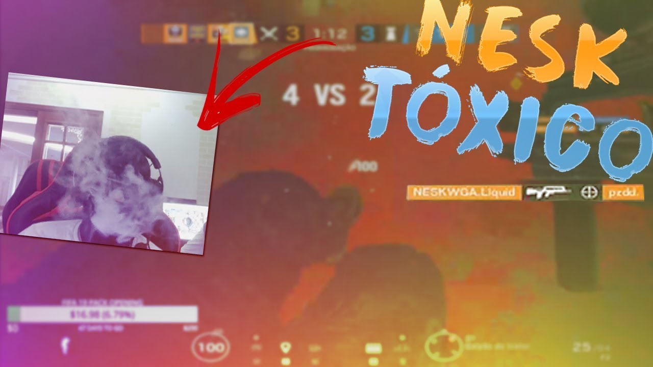 NINJA DO R6!! NESK TÓXICO!! PSK DANÇANDO!!- Melhores Momentos Rainbow ...