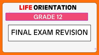 Life Orientation Grade 12 Exam Guide Top Revision Practice 5 Mp3 & Mp4 ...