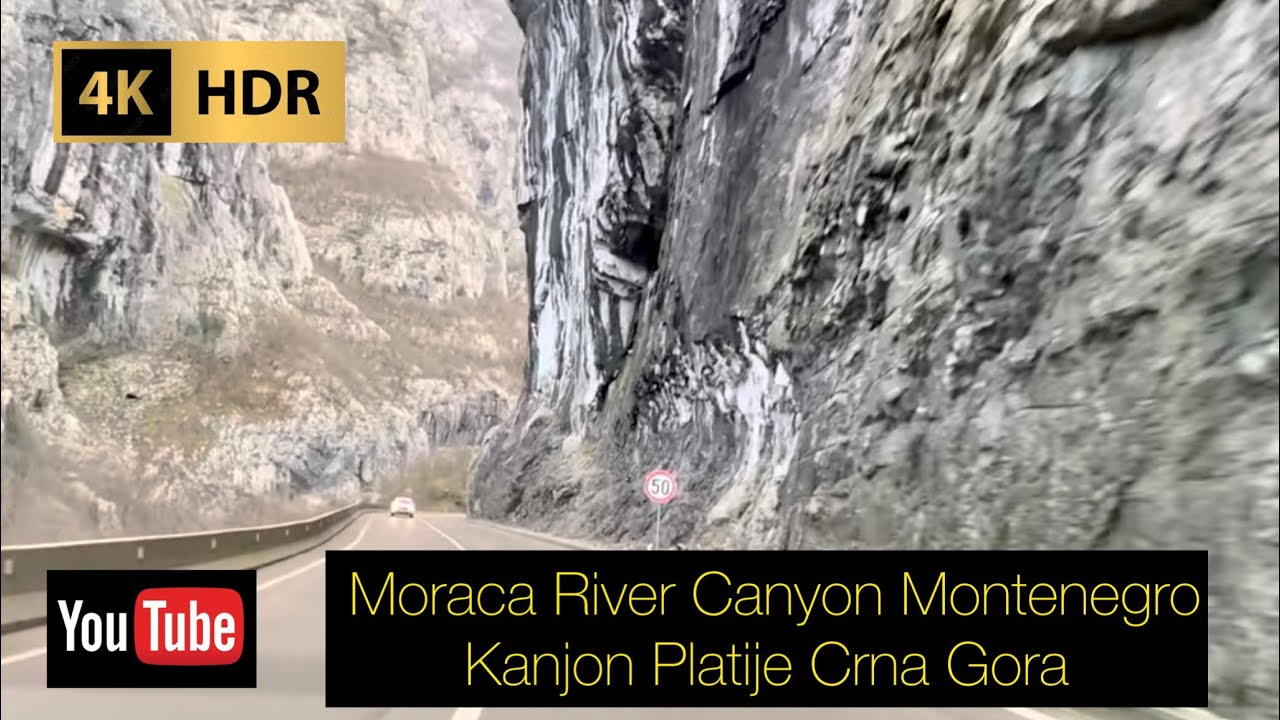Kanjon Platije Crna Gora - Moraca River Canyon Montenegro - Kanjon ...