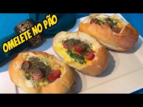 Omelete no Pão Amanhecido - Receitas Fáceis - YouTube
