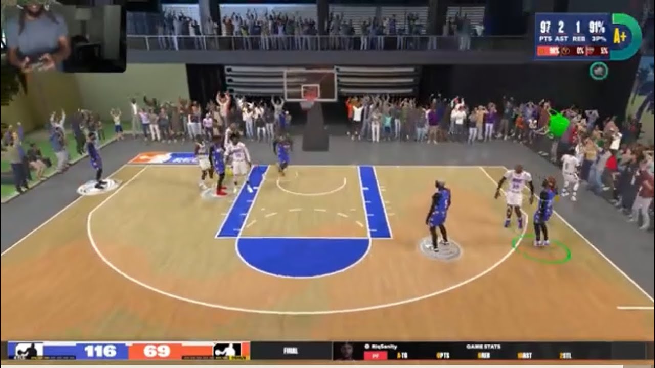 I SCORED 97 POINTS IN A REC GAME 🔥 UNBELIEVABLE GAMEPLAY 😱 NBA 2K24 REC ...