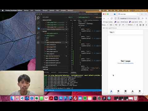 Ionic Framework - Tutorial Membuat Tabs dan Page Baru di Ionic #1 - YouTube