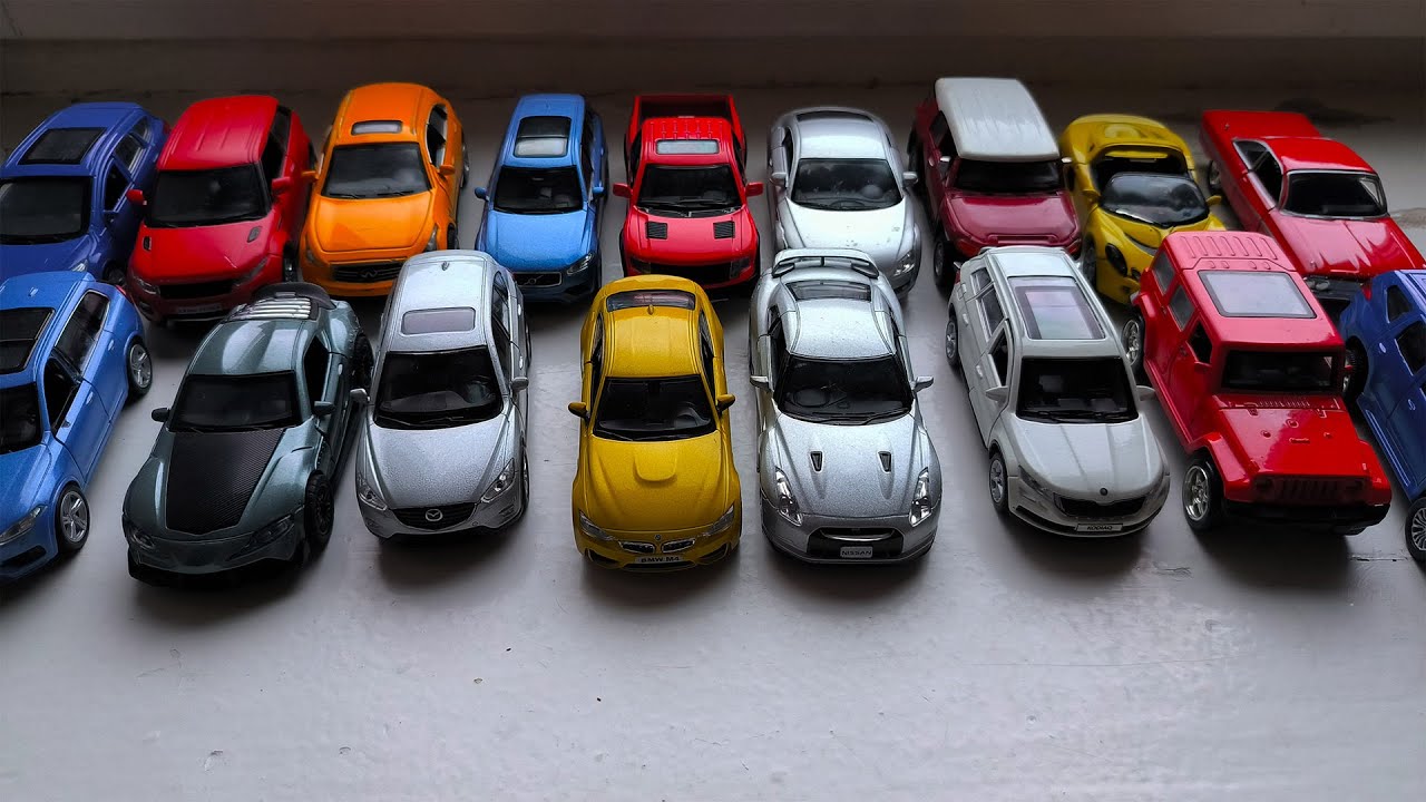 A Quick Video Showing Different Model Cars in Hands - YouTube