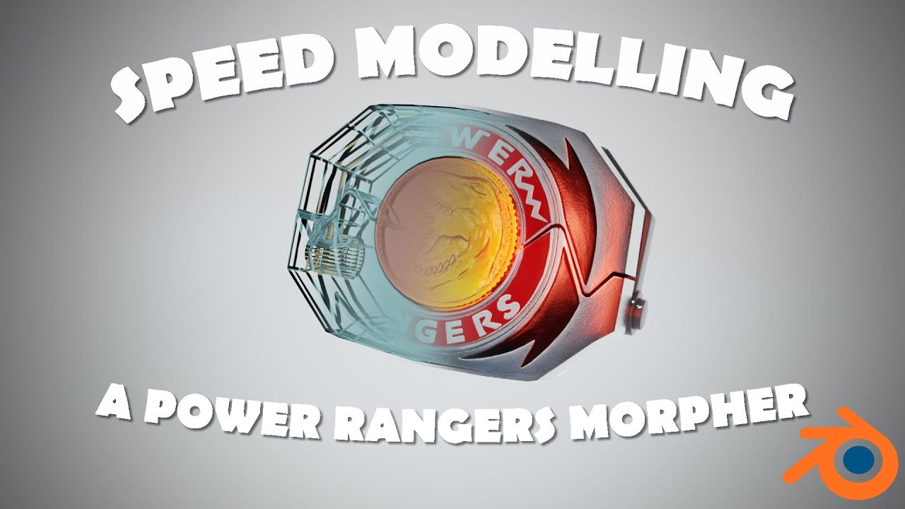 Modeling a Mighty Morphin Power Rangers Morpher | Blender 3D - YouTube