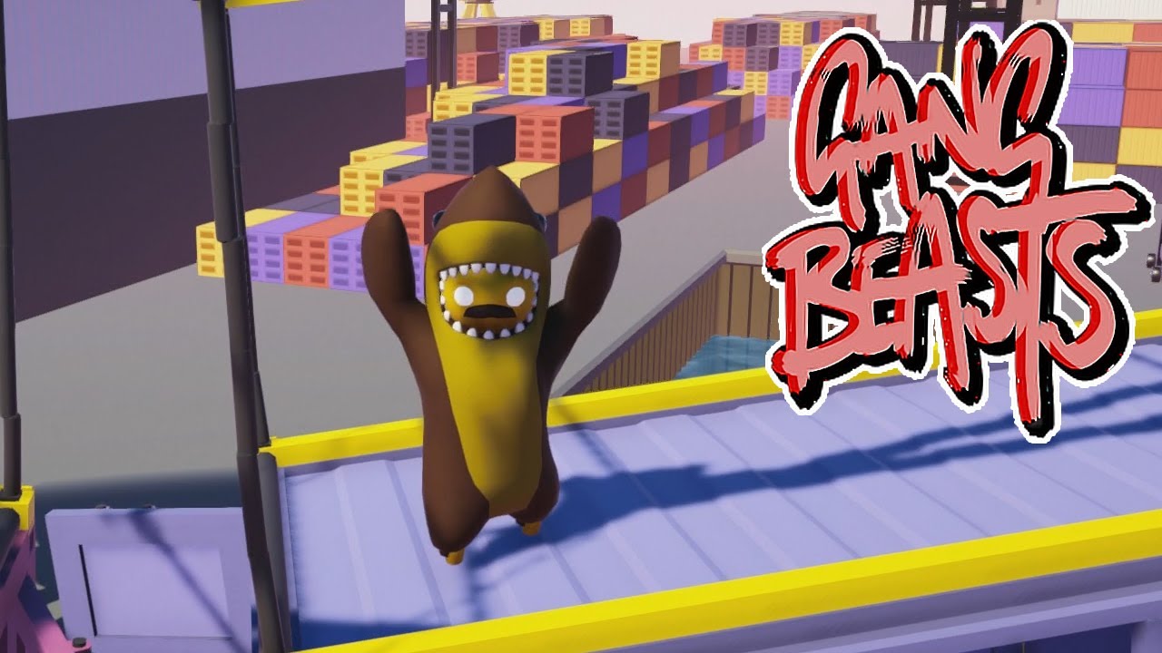 Deadly Shark Attack - GANG BEASTS [Melee] Xbox Series X Gameplay - YouTube