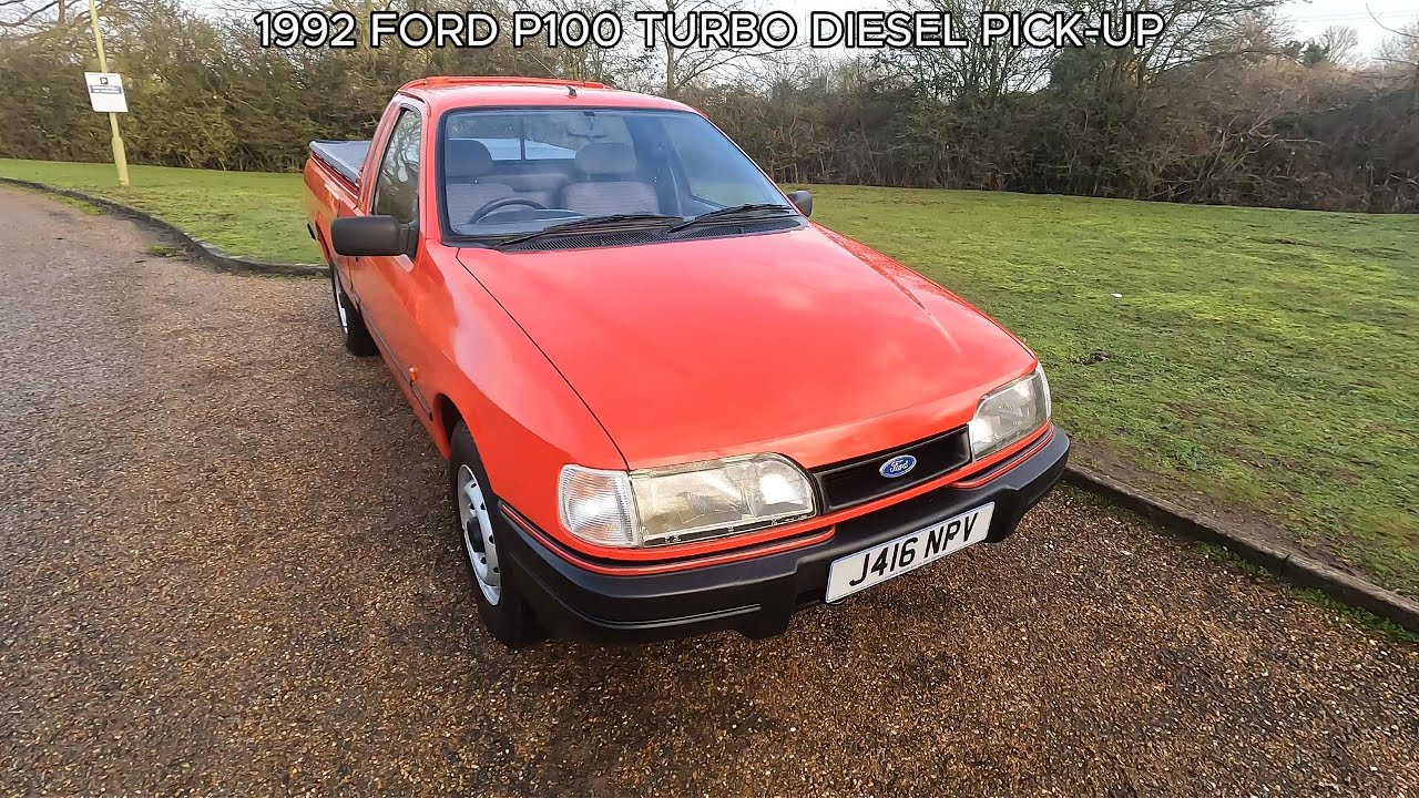 1992 FORD P100 TURBO DIESEL PICK-UP - YouTube