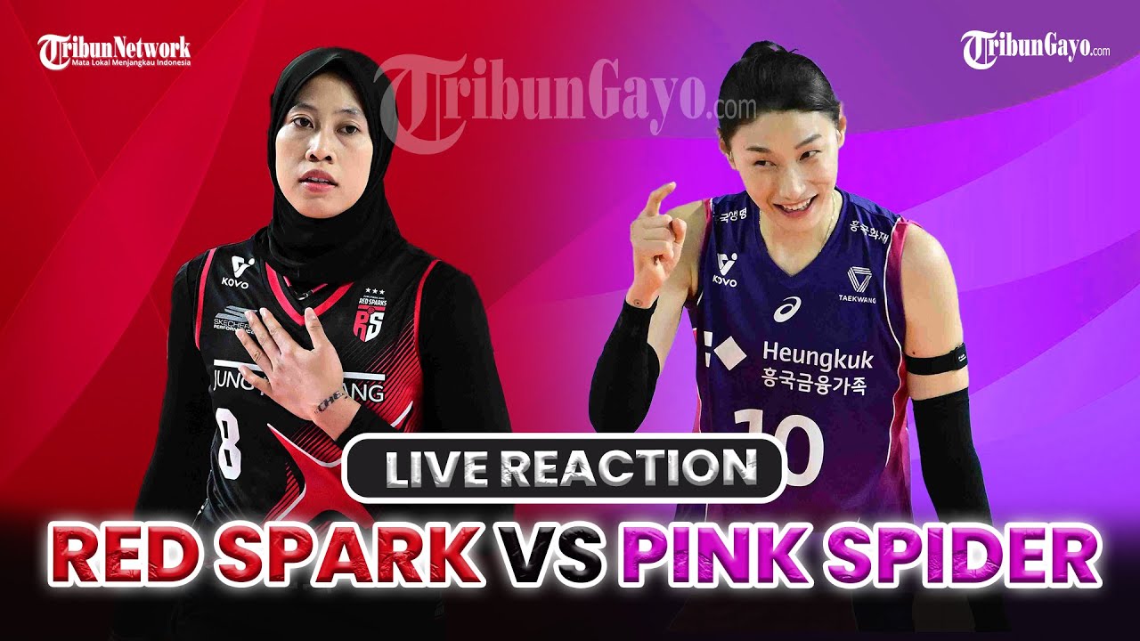 🔴LIVE LIGA VOLI KOREA HARI INI: PERTANDINGAN FINAL RED SPARK VS PINK ...