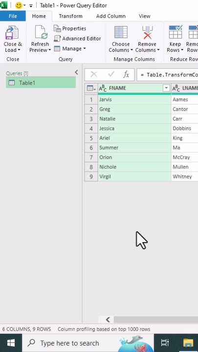Interview Question #89 Merging Columns using Power Query - YouTube