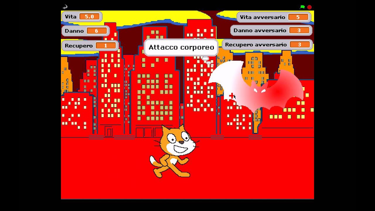 Scratch game - Cat vs Bat - YouTube