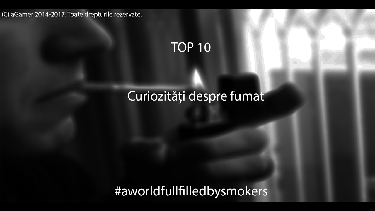 TOP 10 - CURIOZITĂȚI DESPRE FUMAT - YouTube