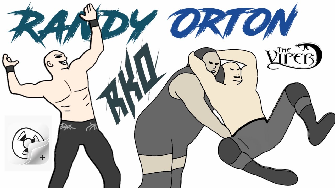 Randy Orton Drawing Doing Rko