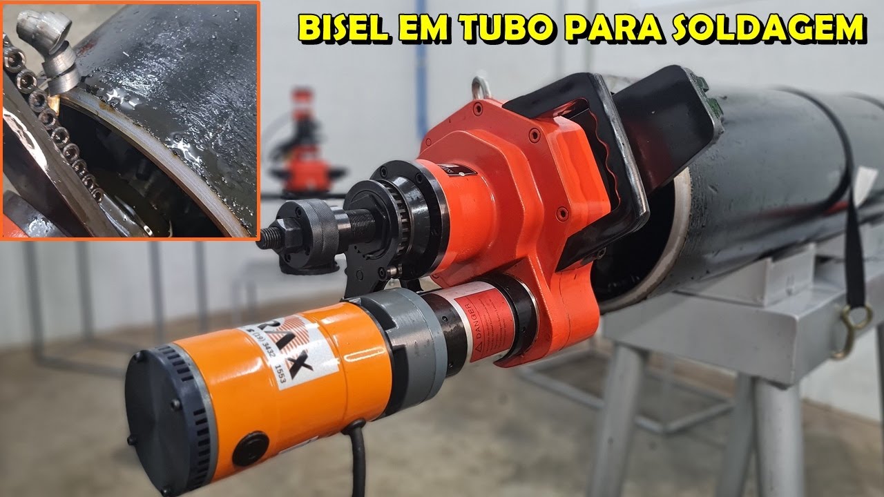 Como Fazer Bisel em Tubos para Soldagem - Biseladora de Tubos Interna ...