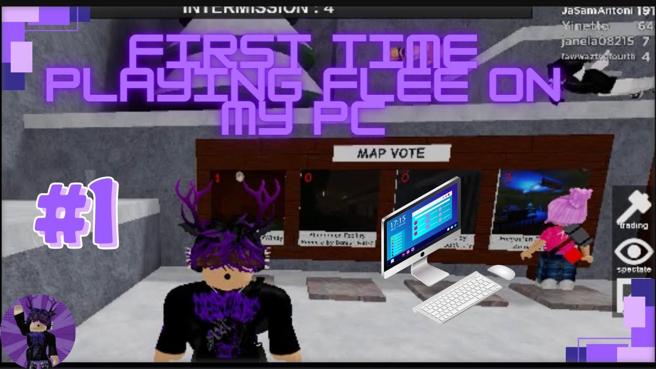 Playing Flee the Facility, on my PC - YouTube