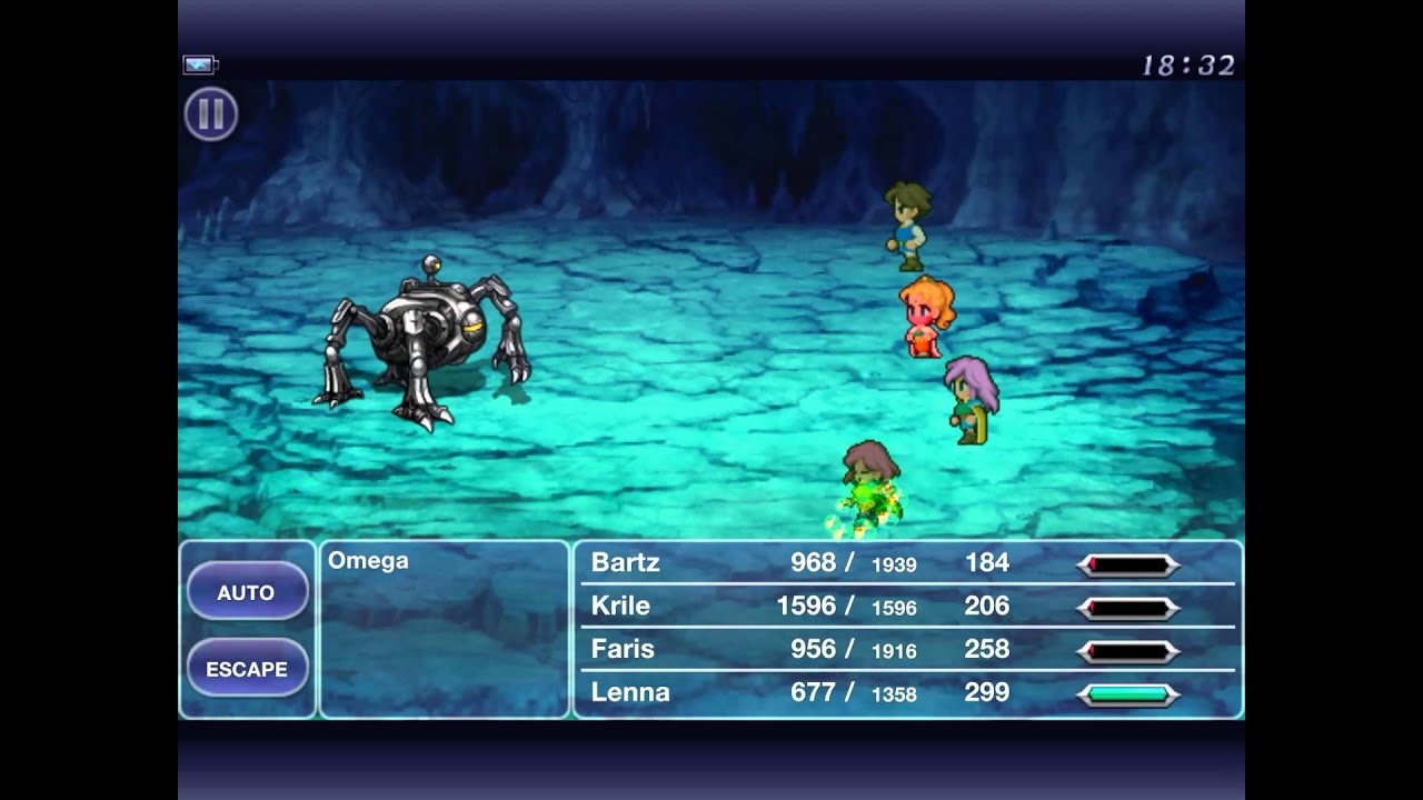Final Fantasy V ( iOS ) Omega オメガ - YouTube
