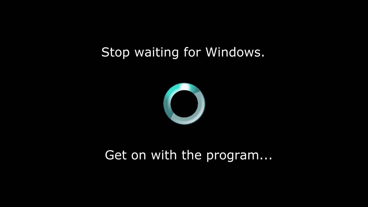 Stop Waiting for Windows - YouTube