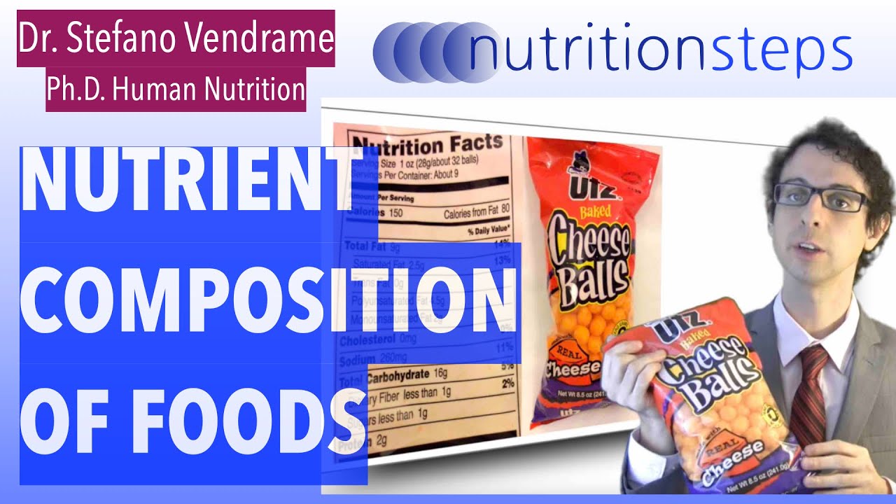 Nutrient Composition of Foods - YouTube