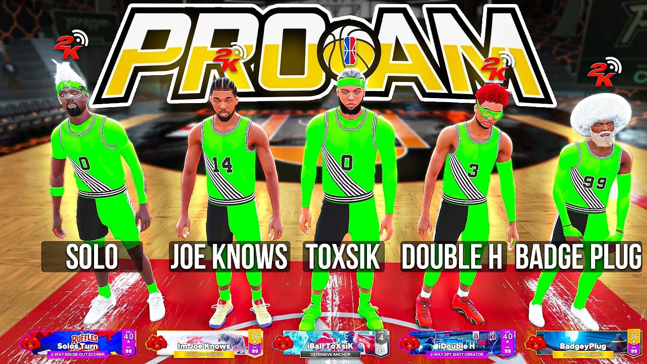 I started a COMP PRO-AM team with YOUTUBERS.. (NBA 2K23) - YouTube