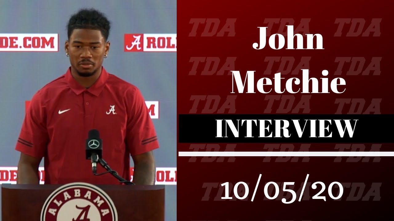 John Metchie discusses his breakout game against Texas A&M - YouTube