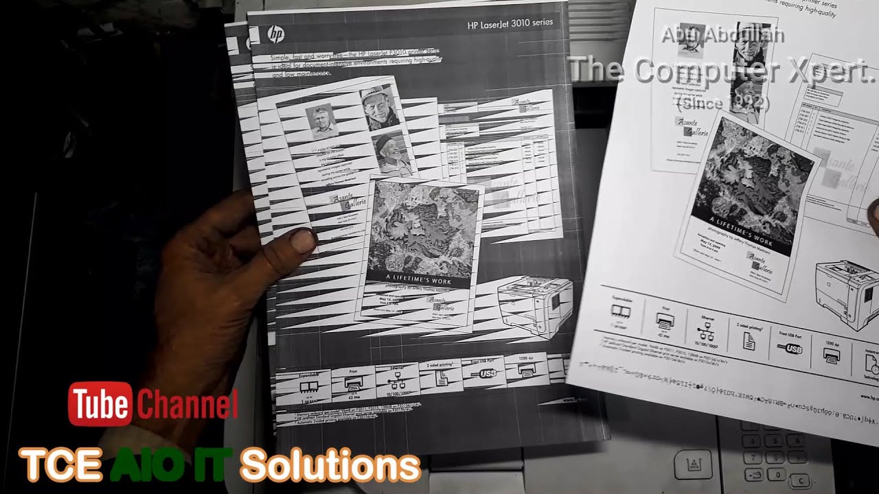 HP LaserJet P3015 Distorted Wavy Printing || Solved || #hp #canon # ...