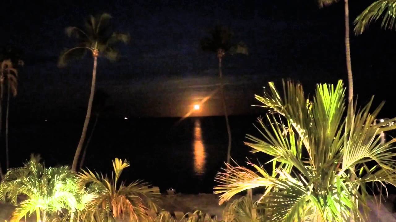 Full moon rise Florida keys GoPro timelapse - YouTube