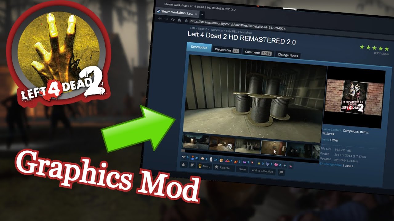 Left 4 Dead 2: Graphics Mod | Quality Of Life Mods - YouTube