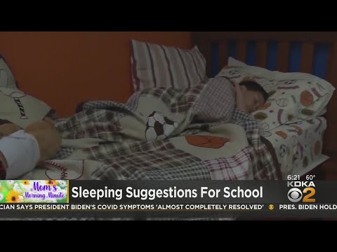 Mom's Morning Minute: Sleeping suggestions for school