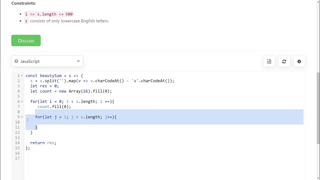 LeetCode 1781. [Medium] Sum of Beauty of All Substrings - YouTube