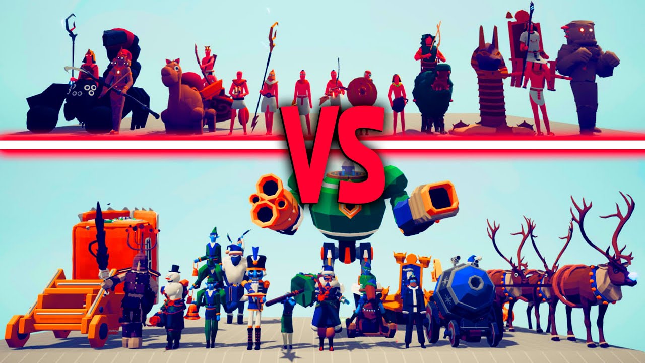 NEW HOLIDAY TEAM vs EGYPT TEAM | TABS - Totally Accurate Battle ...