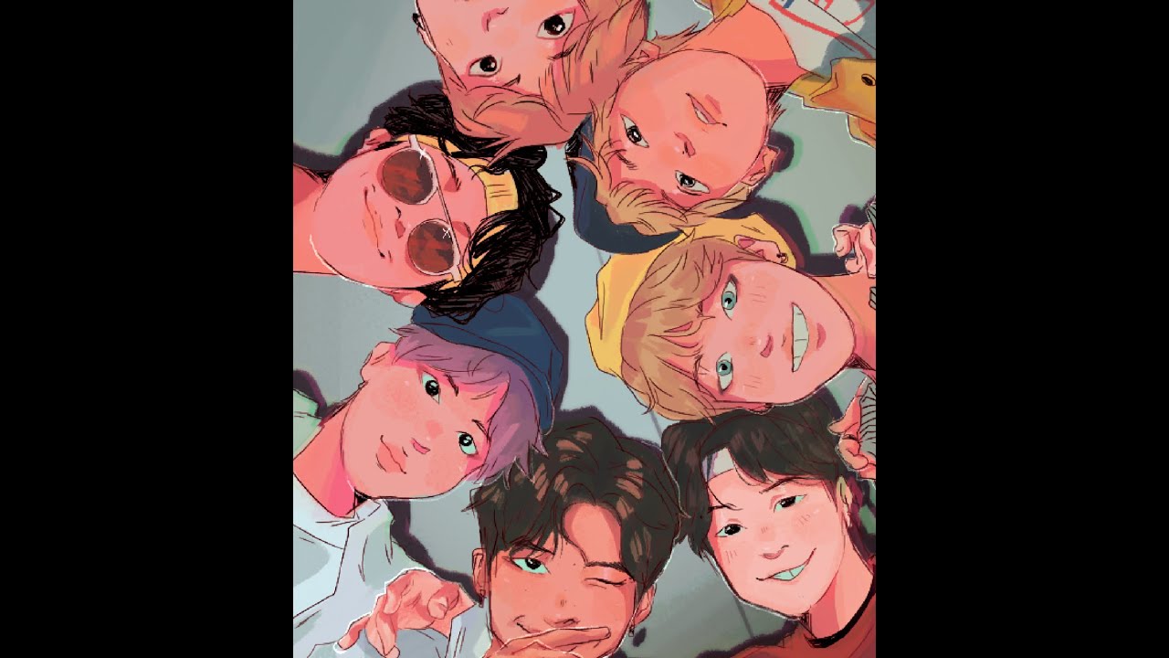 BTS ot7 Speedpaint - YouTube