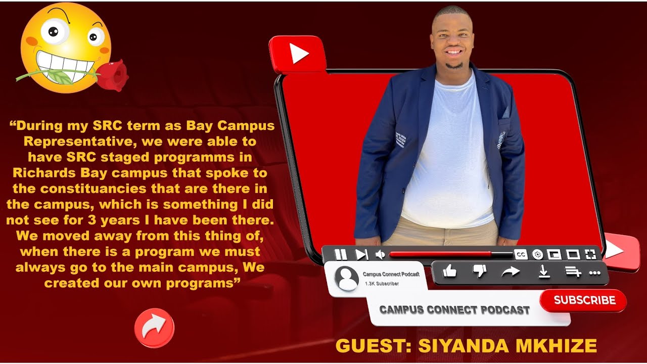 Siyanda Mkhize as a Richards Bay SRC Representative - YouTube