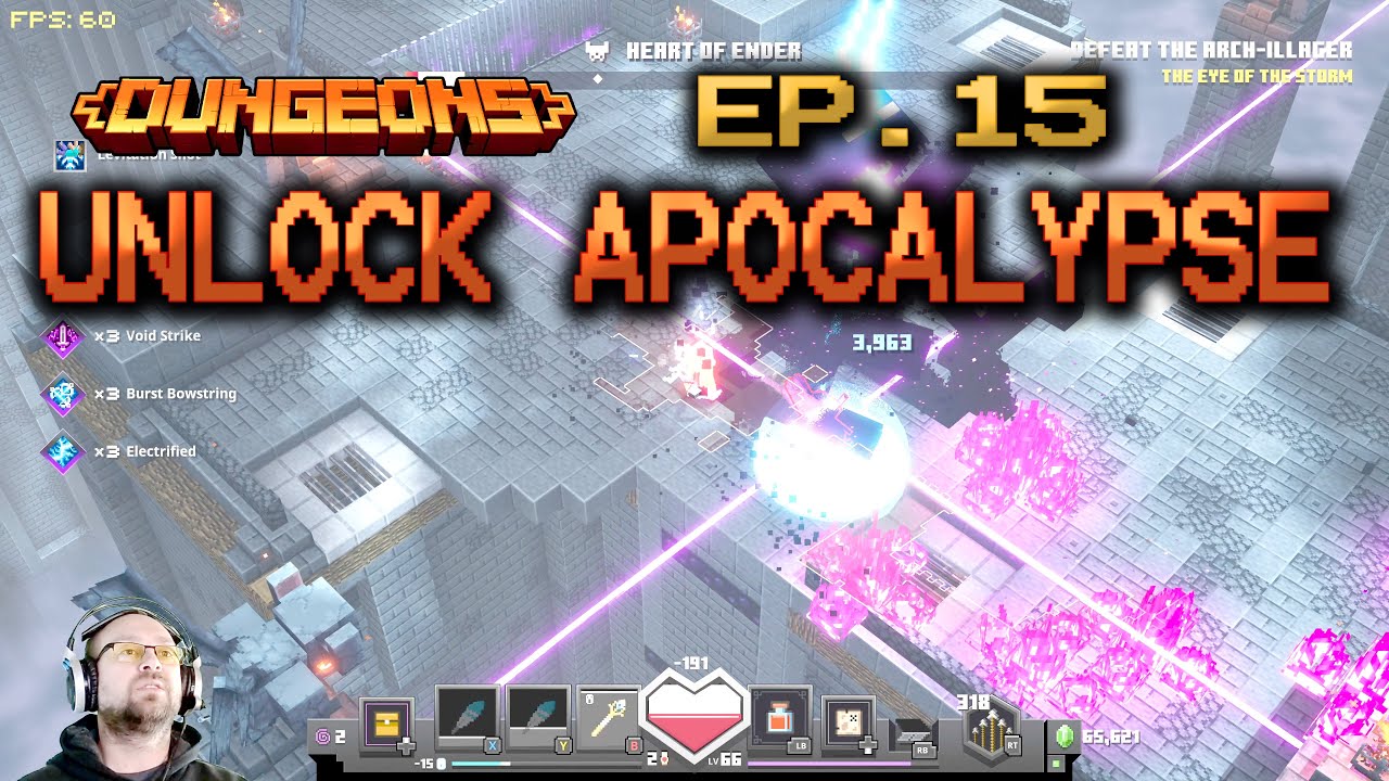 Minecraft Dungeons Walkthrough Ep.15 - Unlock Apocalypse | GameWithSki ...