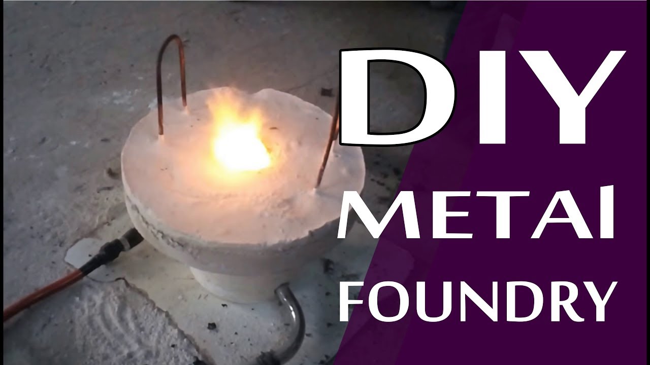 DIY Metal Furnace Foundry - YouTube