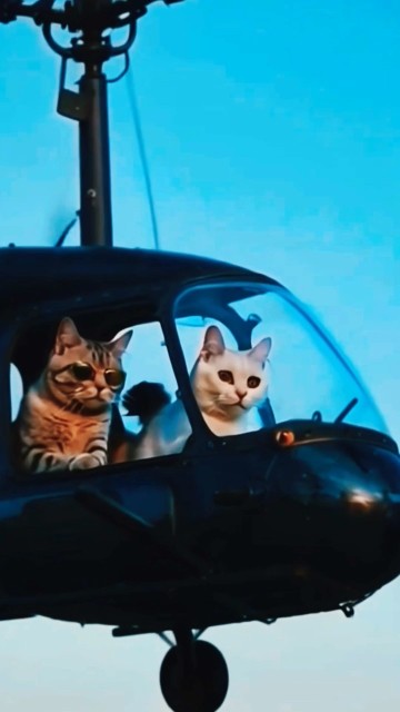 Cats in helicopter#cat #cute #0093 - YouTube