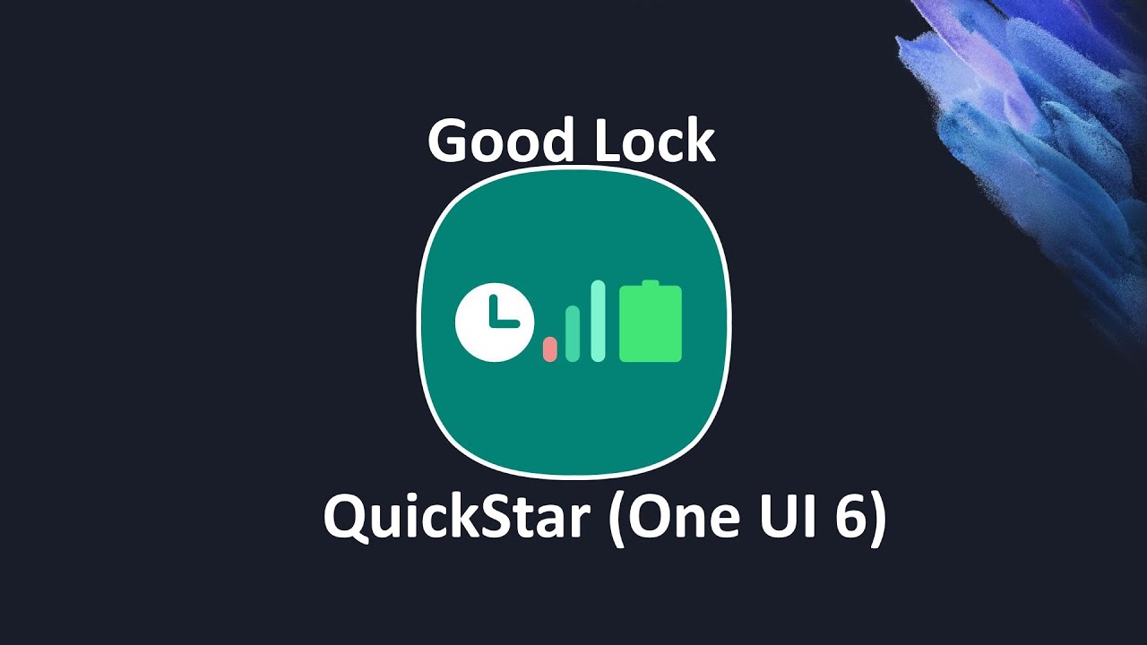 Good Lock - QuickStar (One UI 6) - YouTube