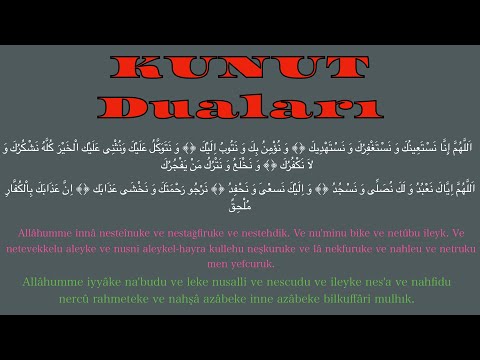 Kunut Duaları (Kunut Duası 1-2) Namaz Duaları - İshak Danış