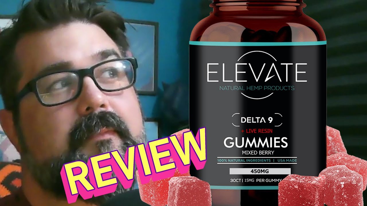 ELEVATE'S Delta 9 + Live Resin Gummies - Mixed Berry REVIEW - YouTube