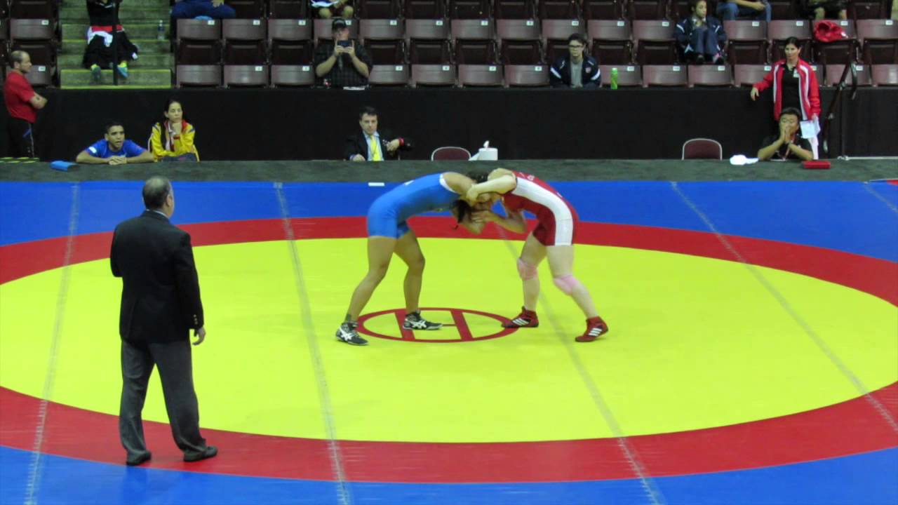 2014 Junior Pan-American Championships: 72 kg Gracelynn Doogan (CAN) vs ...