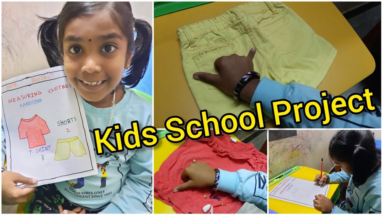 Diyaa baby school project work 💪👷 | Kids Project | Tamilnadu Dresses ...