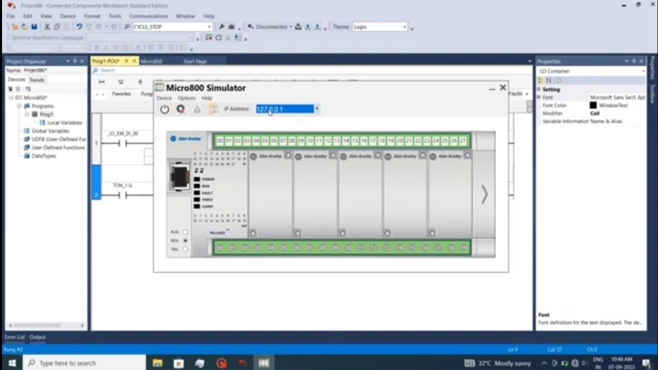 Basic Input Output CCW | CCW Programming | Allen Bradley - YouTube