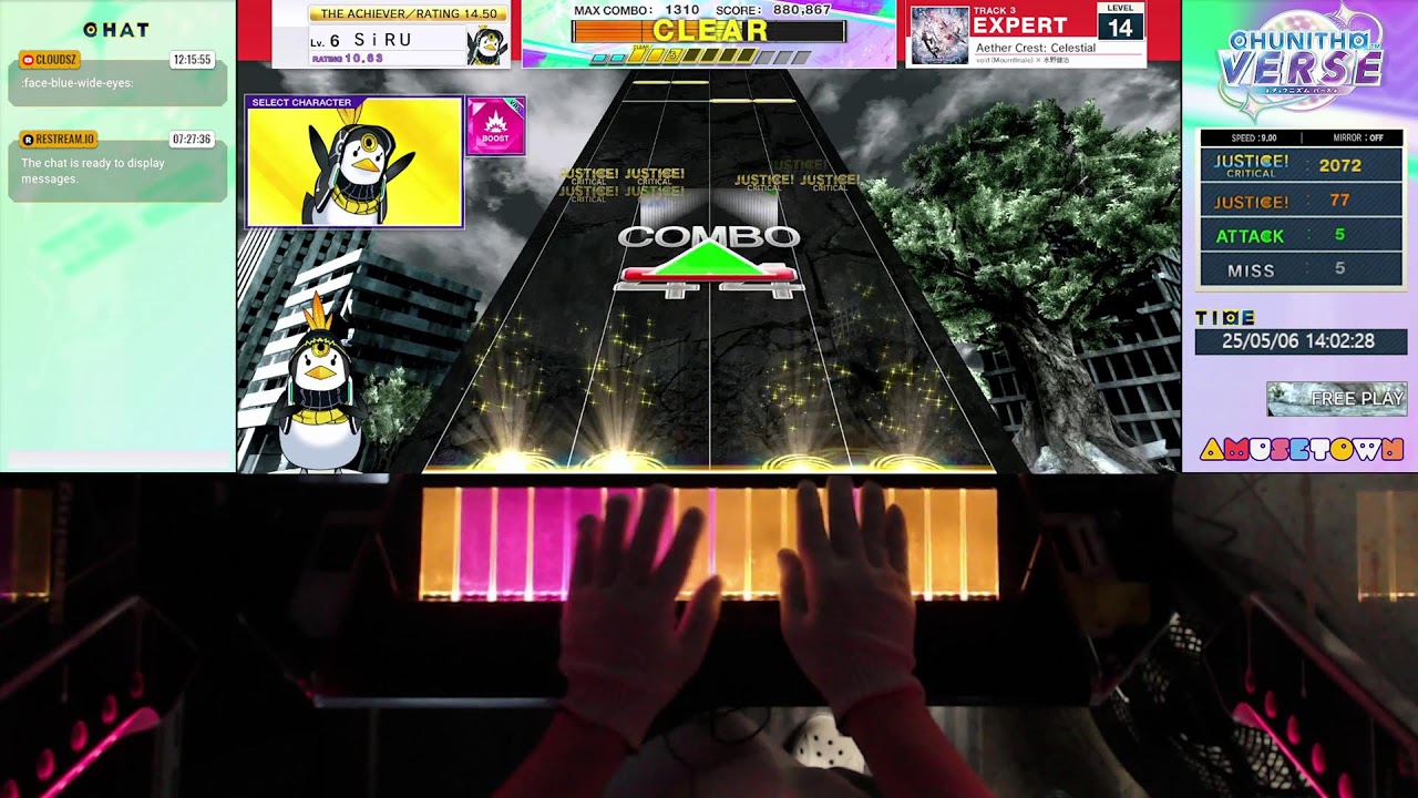 [AmuseTown] CHUNITHM Live stream - YouTube