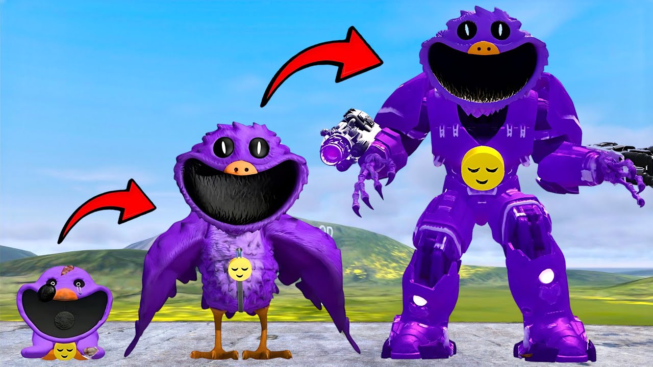 NEW PEACEFUL PIGEON MECHA TITAN POPPY PLAYTIME CHAPTER 3 In Garry's Mod ...