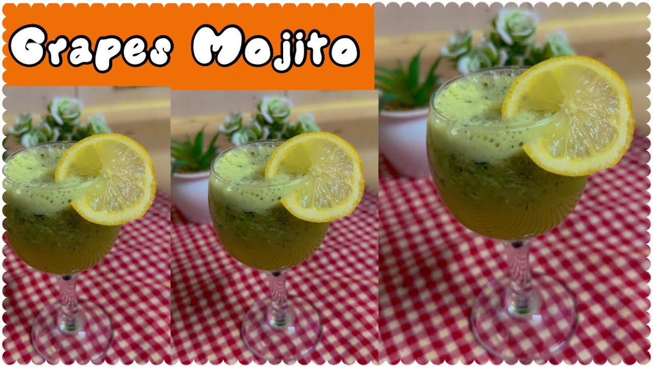 Grapes Mojito | Grapes Sparkling Drink |Summer’s Drink #summerspecial - YouTube