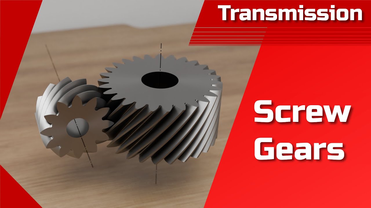 Screw gears (crossed helical gears) | hyperboloid gears | hypoid gears ...