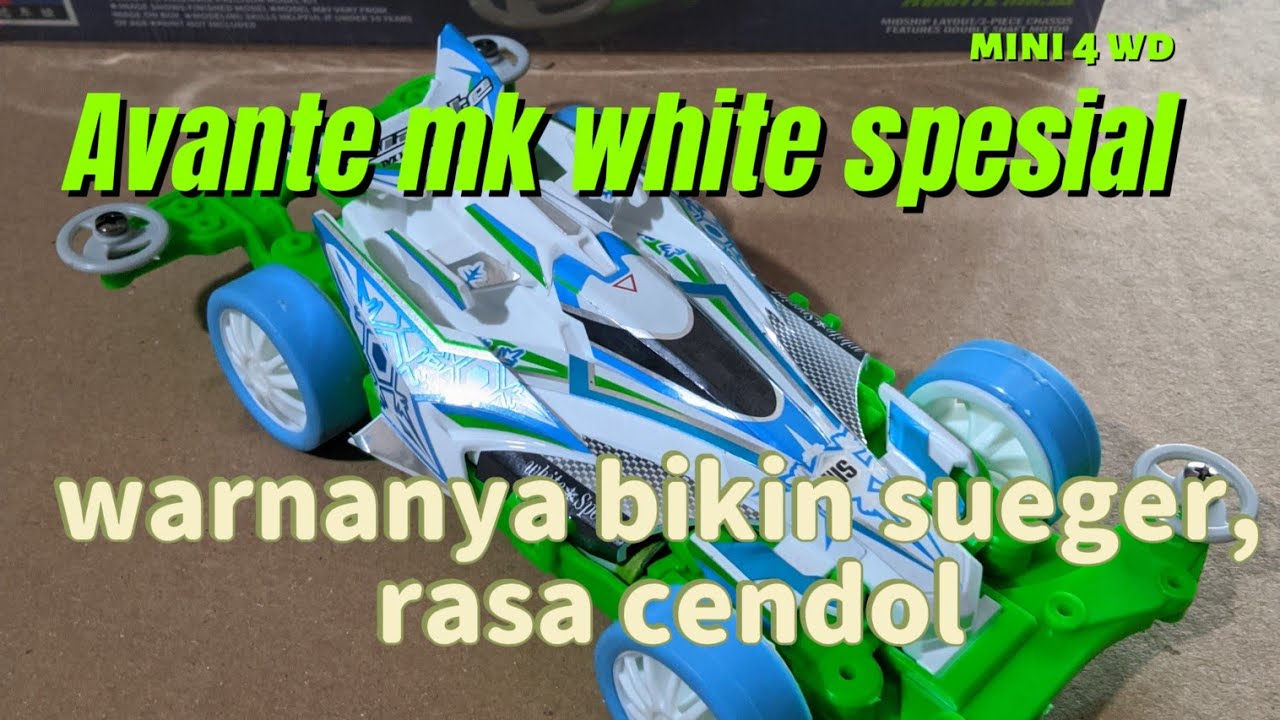 tamiya avante MK white spesial unboxing dan rakit replika by daxing# ...