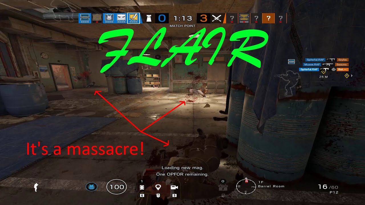 Flair - Rainbow Six Siege montage - YouTube